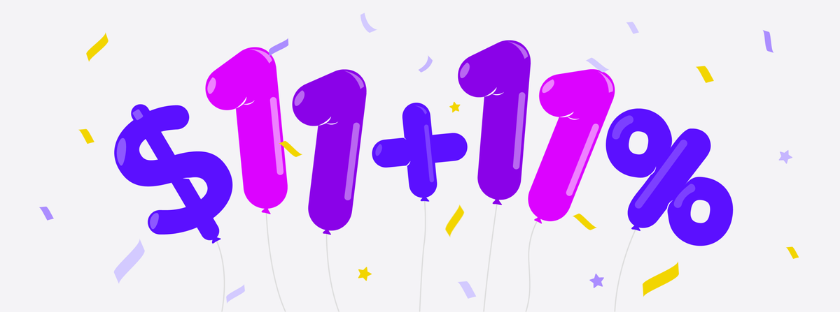 You Never Earn Alone! This Singles' Day, Get 11% Deposit + $11 Referral ...